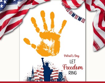 9/11 Remembrance Day Handprint Printable | Patriot Day Craft for Kids ...