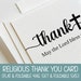 Christian Thank You Cards: Religious Scripture Sympathy Notes (digital ...