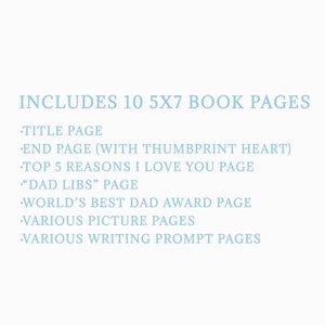 All About Dad Book, Printable Father's Day Craft Kit for Kids ...