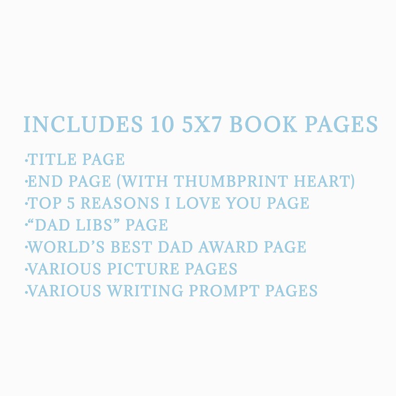 All About Dad Book, Printable Father's Day Craft Kit for Kids ...