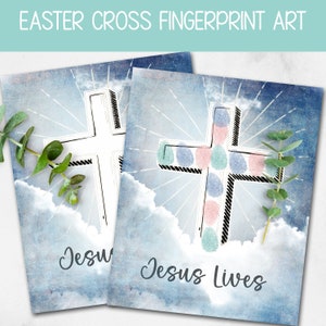 Easter Cross Activity, Bible Story DIY Crafts for Kids, Homeschool ...
