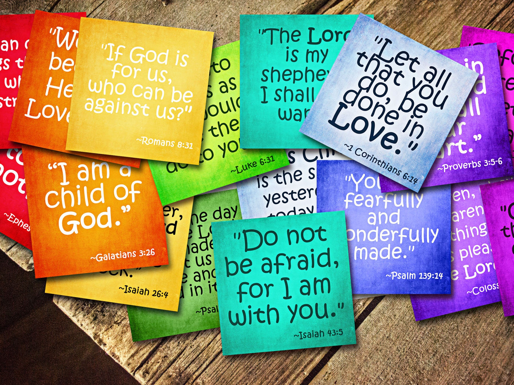 Prayer Cards for Kids Printable Scripture Cards for Teens | Etsy Canada