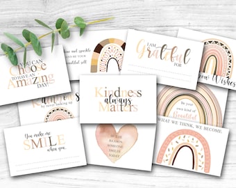 Printable Lunchbox Love Notes for Kids, Positive School Notes From Mom ...