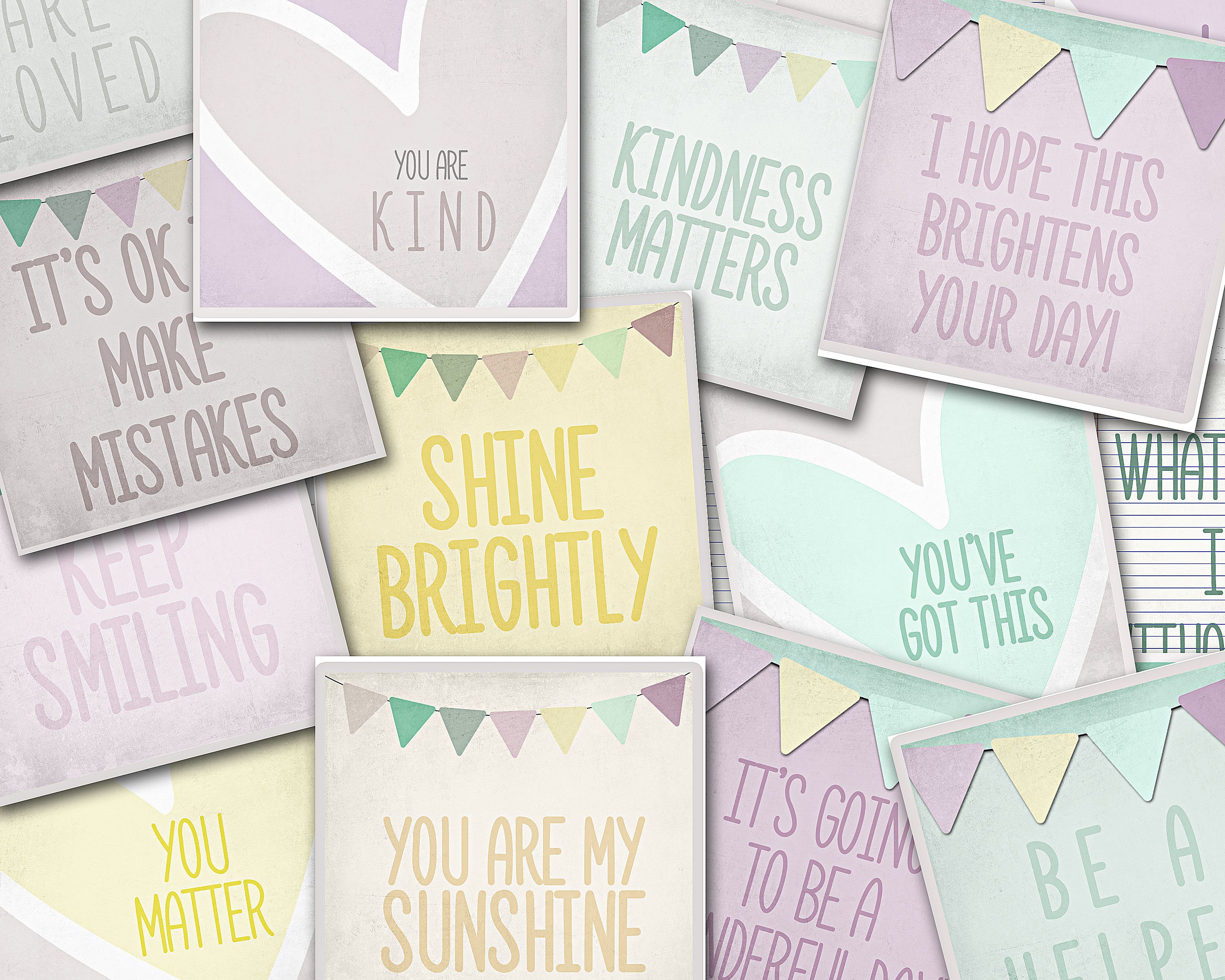 Printable Positive Affirmation Cards Lunchbox Love Notes for - Etsy Canada