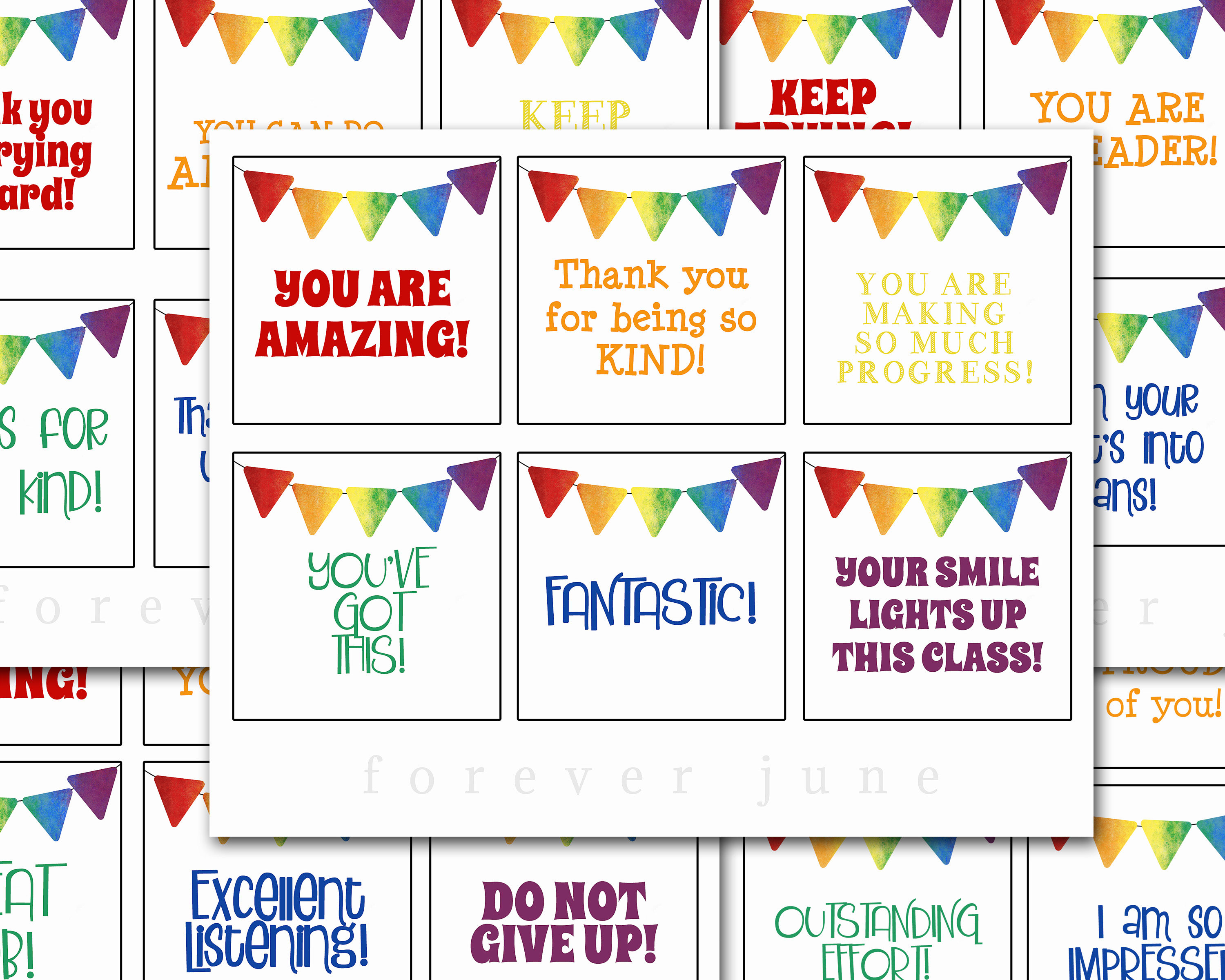 Printable Teacher Notes, Back to School Printable, Positive ...