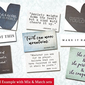 Printable Scripture Cards, Bible Journaling Printables, Prayer Pocket ...