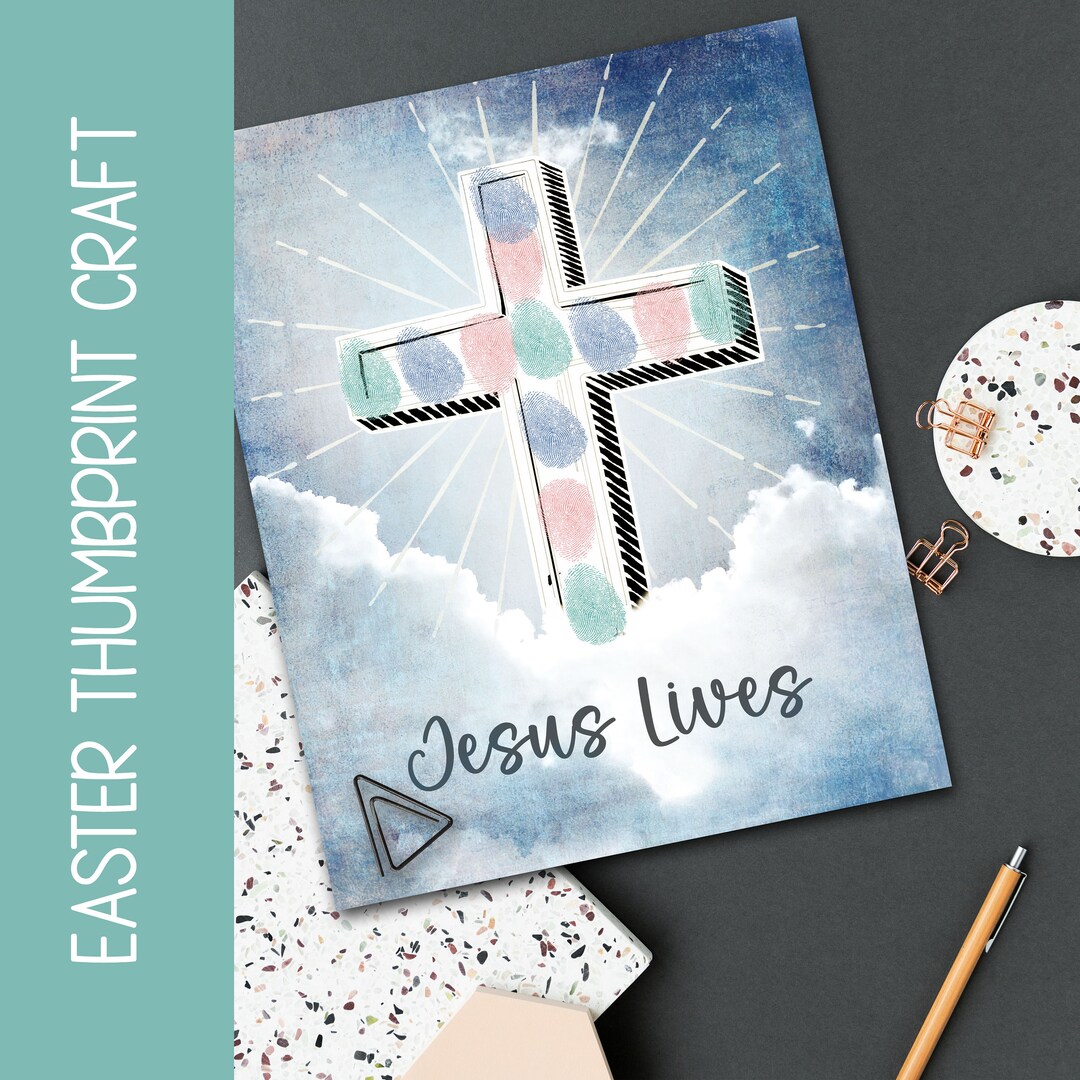 Easter Cross Activity, Bible Story DIY Crafts for Kids, Homeschool ...