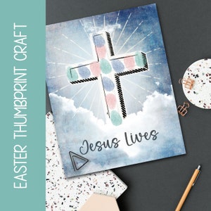 Easter Cross Activity, Bible Story DIY Crafts for Kids, Homeschool ...