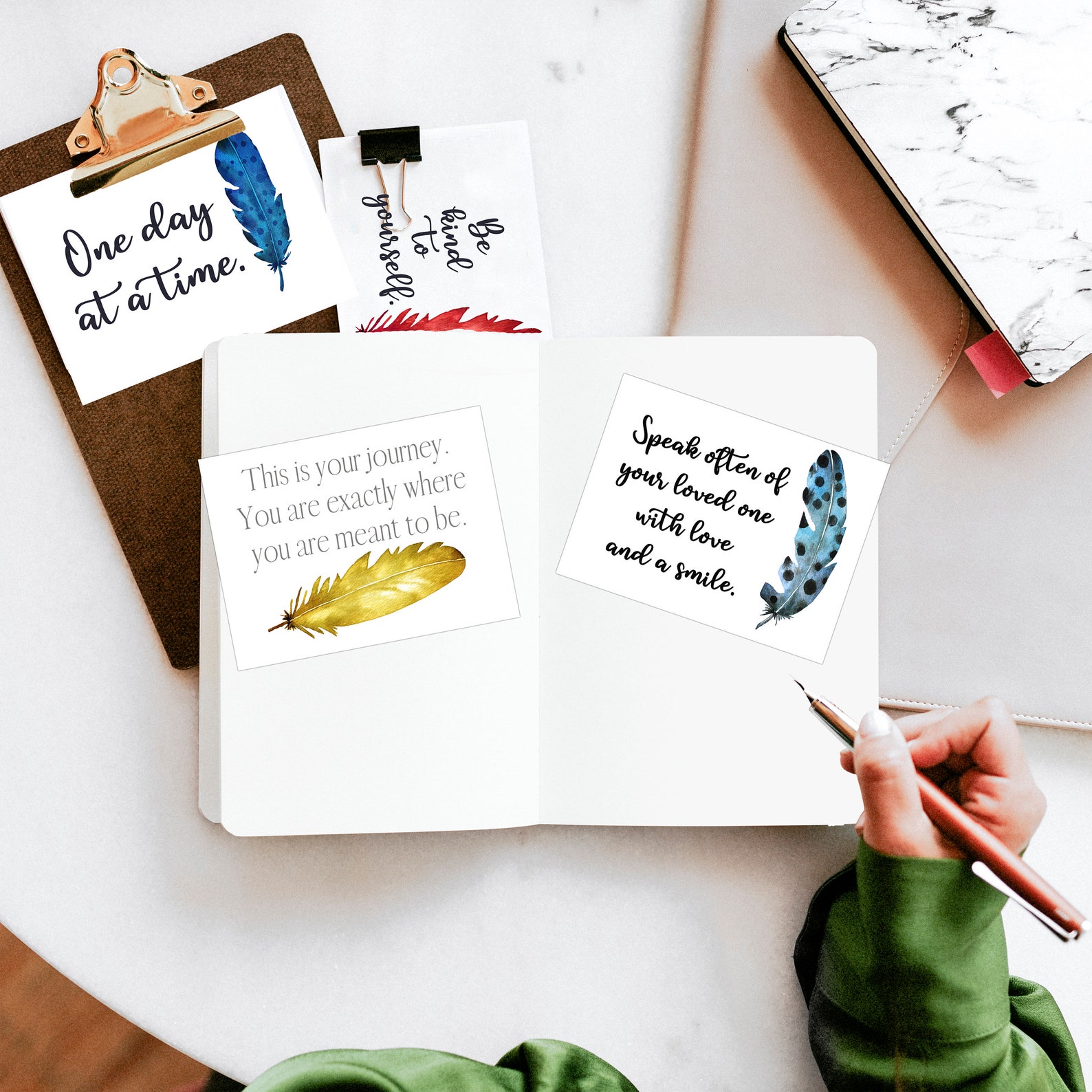 Grief and Loss Affirmation Cards, Grief Therapy Cards, Inspirational ...