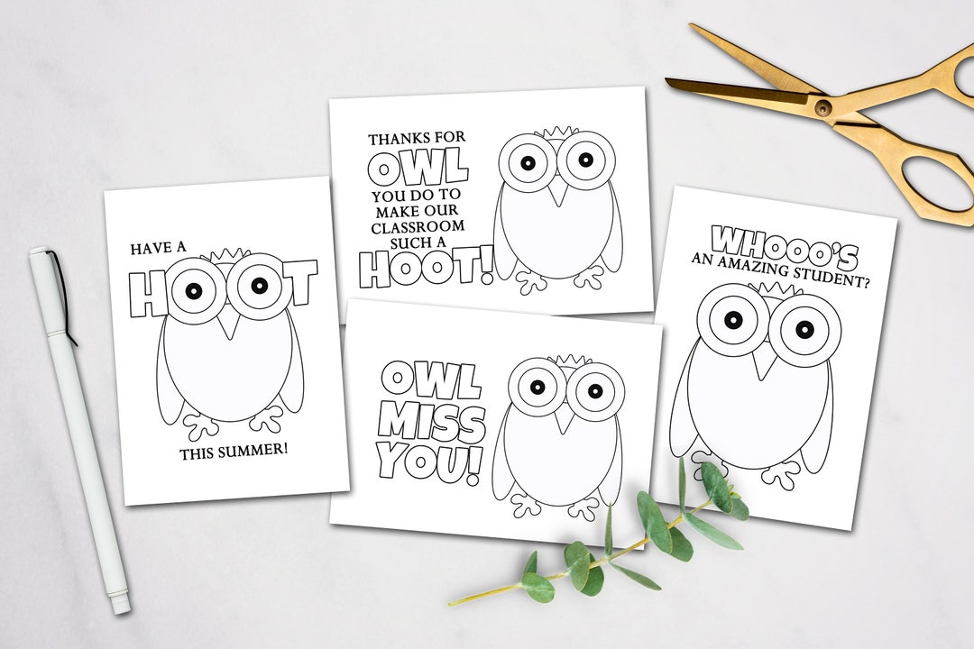 End of Year Notes From Teacher, Printable Teacher Good Bye Card, Last ...