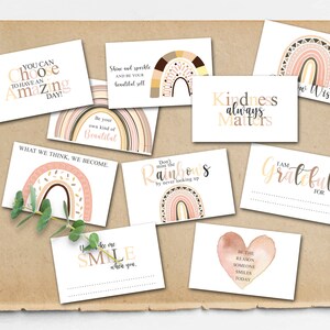 Printable Lunchbox Notes. Kids Kindness Cards, Back to School Notes ...