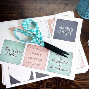 Printable Positive Affirmation Cards for Women, Motivational Quote Card ...