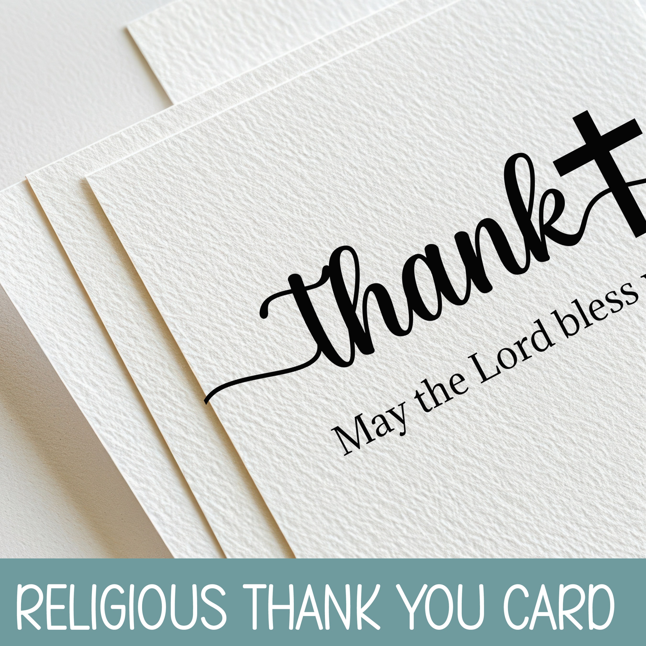 Christian Thank You Cards: Religious Scripture Sympathy Notes (digital ...