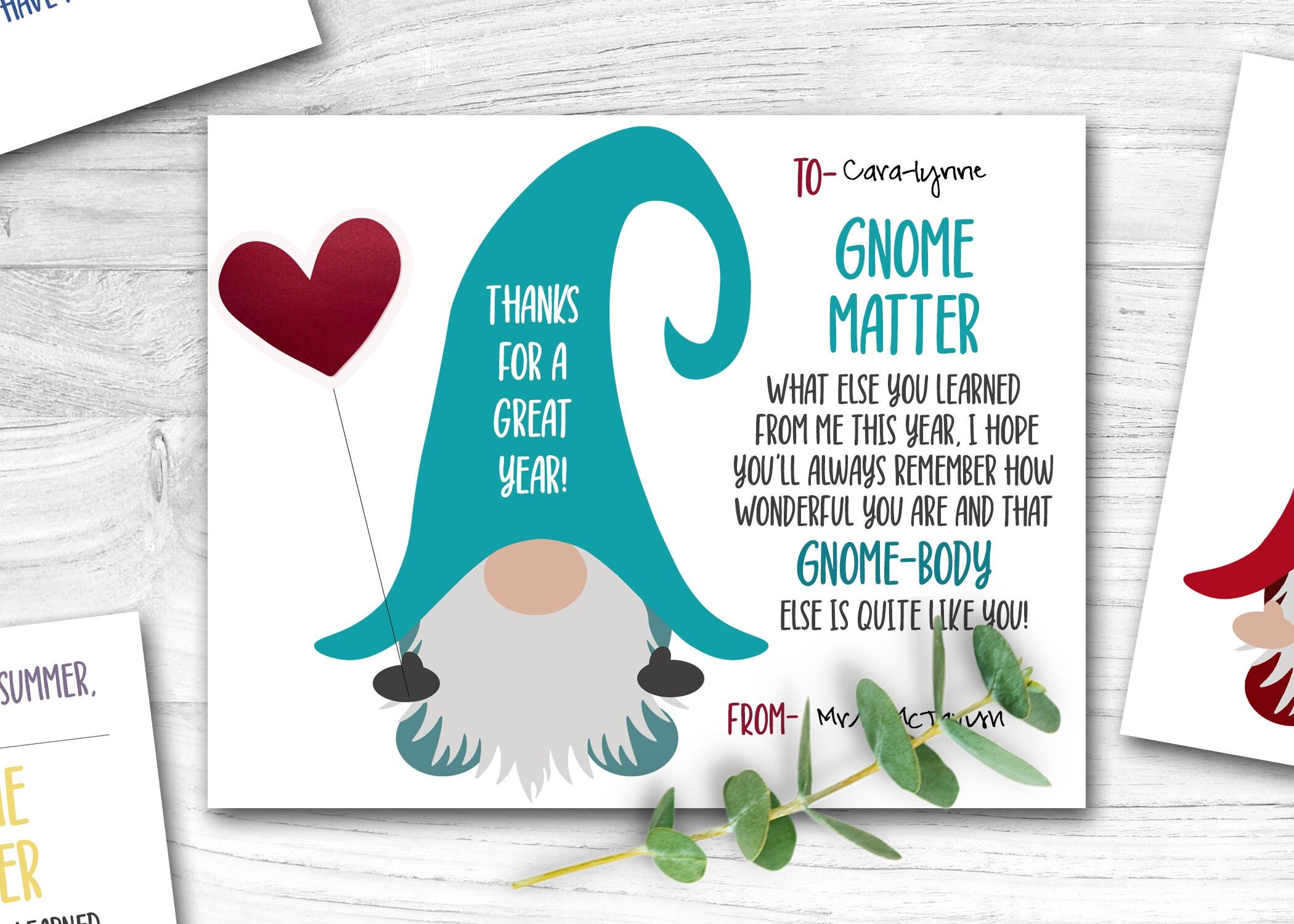 End of Year Notes From Teacher Last Day of School Card for - Etsy