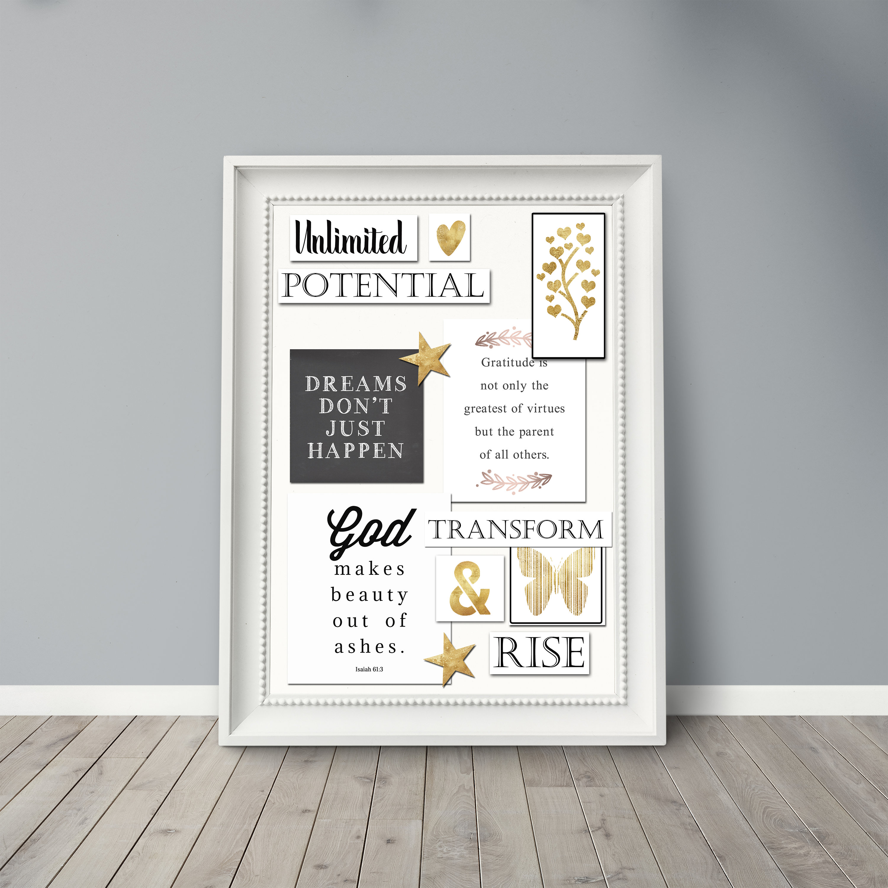 Vision Board Kit, Manifest Board, Vision Board Printables, Motivational ...