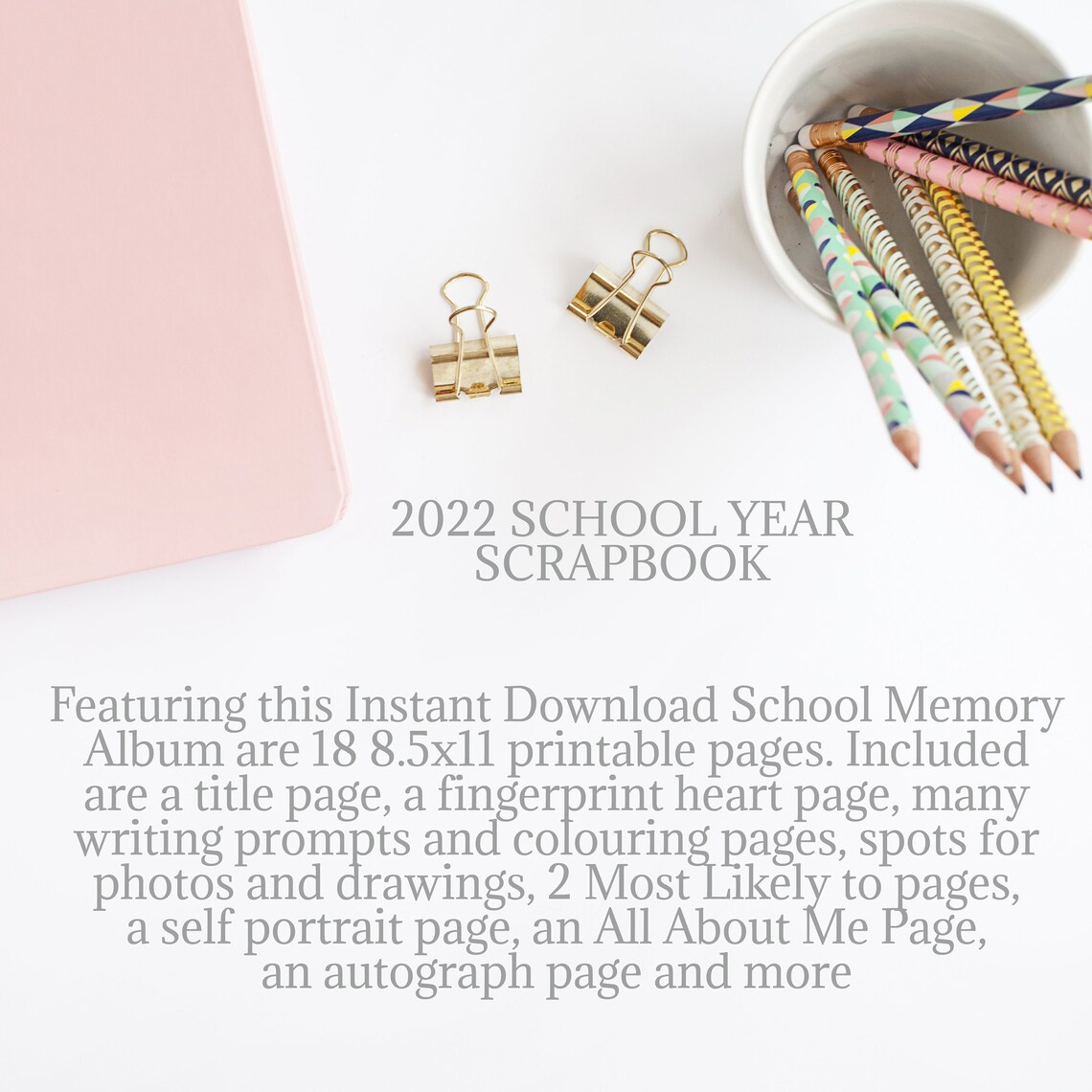 School Memory Album End of Year Scrapbook for Students 2022 - Etsy