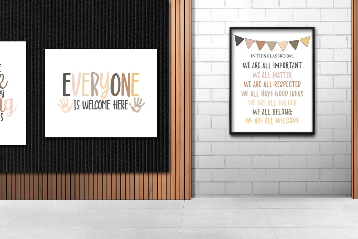 Inclusion Classroom Decor Printable Wall Art for Teachers | Etsy
