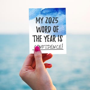 2025 Vision Board Cards, Growth Mindset Printables, Positive Thinking ...