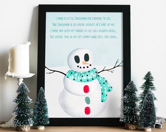 Winter Poem Printable - Etsy