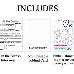 DIY Craft Kit for Kids, Unique Birthday Gift for Grandmother, Instant ...