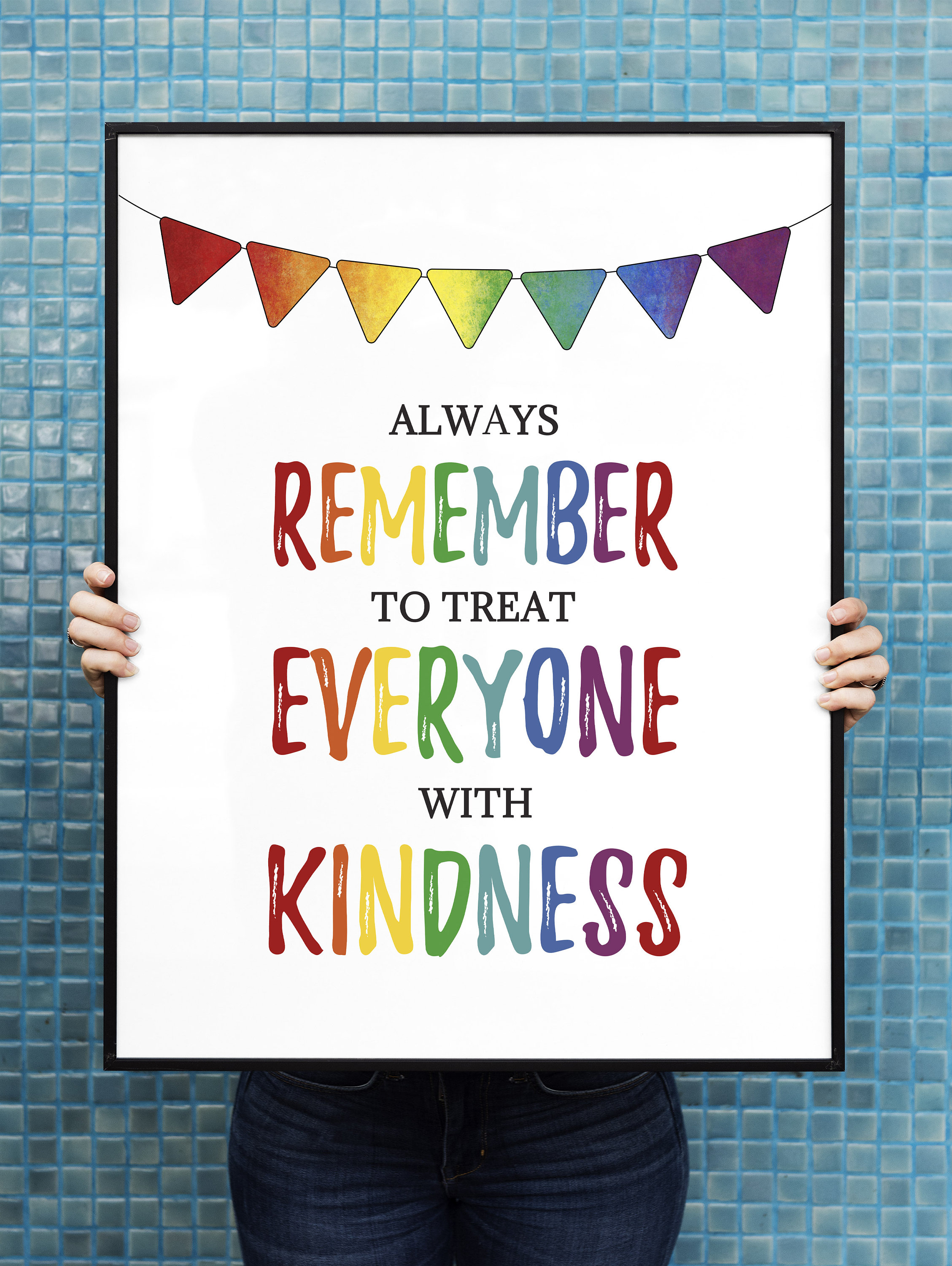 Printable Kindness Poster for Kids Back to School Classroom | Etsy