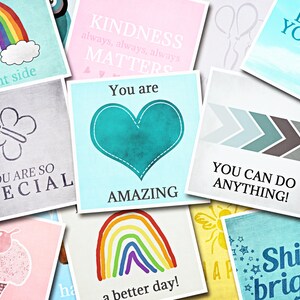 Kids Affirmation Cards, Printable Kindness Cards, Mindfulness Cards ...