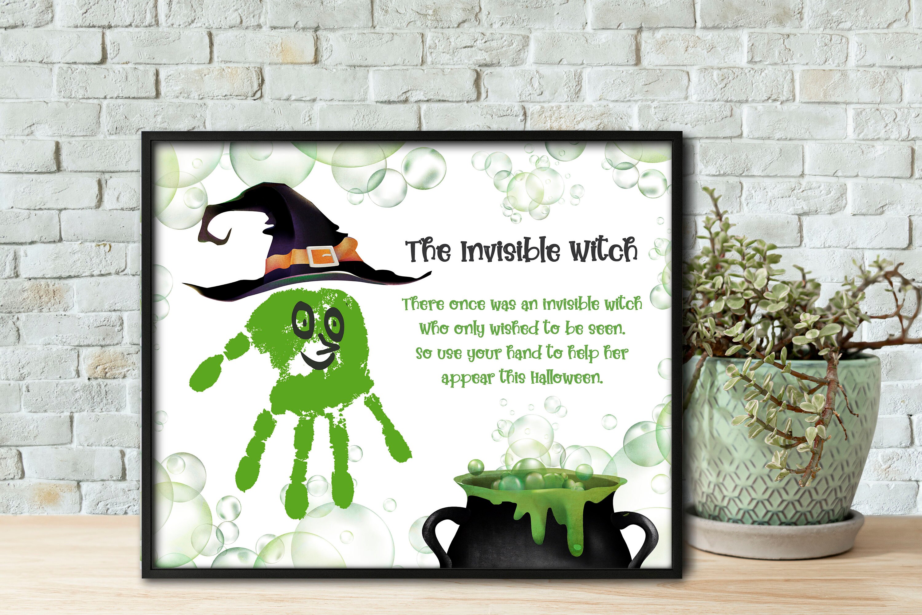 Kids Halloween Crafts, DIY Handprint Art, Preschool Printables, Spooky ...