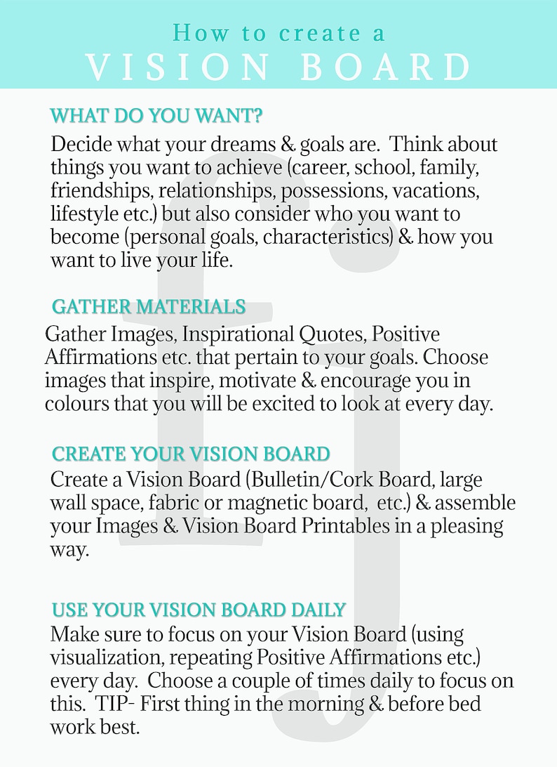 Printable 2022 2023 Vision Board Template for Students Goal - Etsy Canada Printable 2022 2023 Vision Board Template for Students Goal - Etsy Canada
