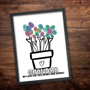 DIY Craft Kit for Kids, Unique Birthday Gift for Grandmother, Instant ...