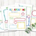 All About Me Book, Kids Time Capsule, Homeschool Printables, Instant ...