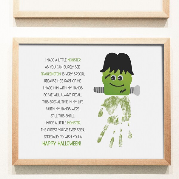 Monster Handprint - Etsy