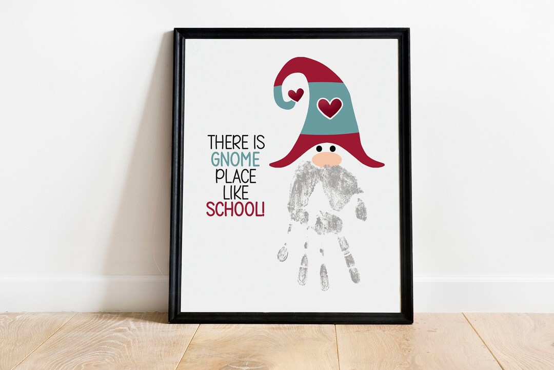 Back to School Handprint Art, First Day Activity, Kindergarten Craft ...