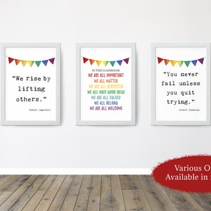 Inclusive Classroom Decor, Student Welcome Sign, Printable Wall Art for ...