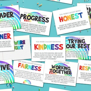 Printable Reward Cards for Kids, Good Behavior Coupons, Student ...