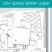 School Memory Album, End of Year Scrapbook for Students, 2024 Class ...