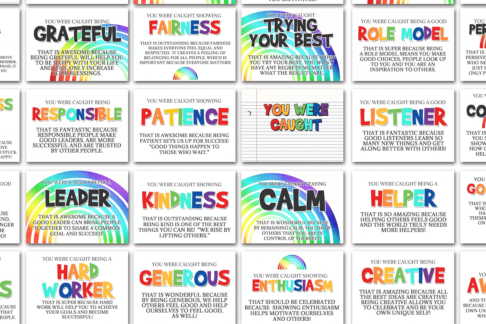 Printable Reward Cards for Kids, Good Behavior Coupons, Student ...