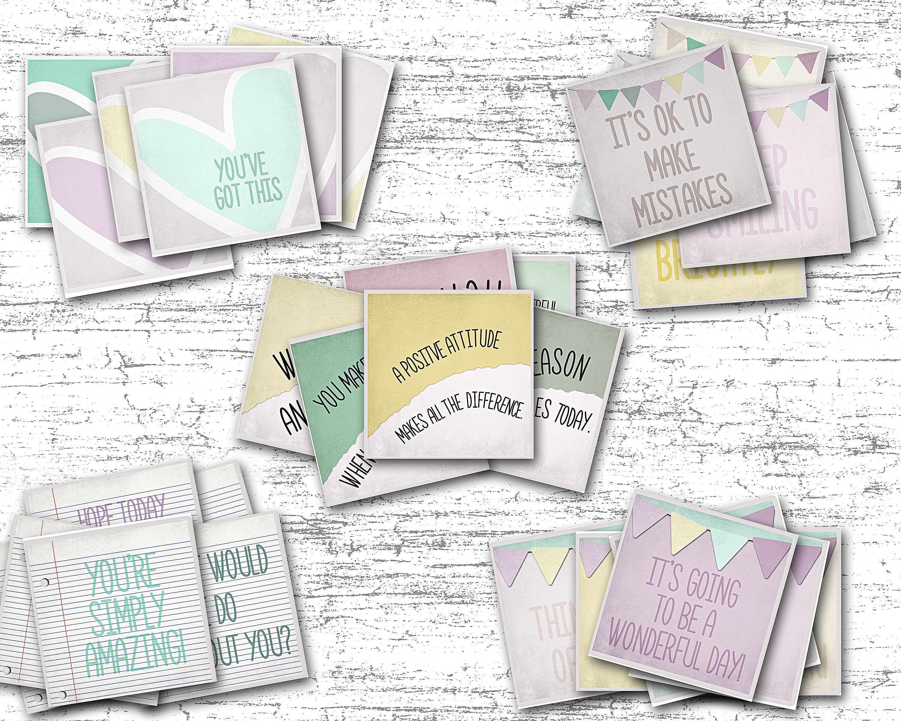 Printable Positive Affirmation Cards Lunchbox Love Notes for - Etsy Canada