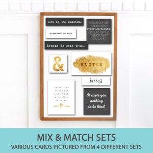 Vision Board Printables, Dream Board Words, Manifesting Planner Cards ...