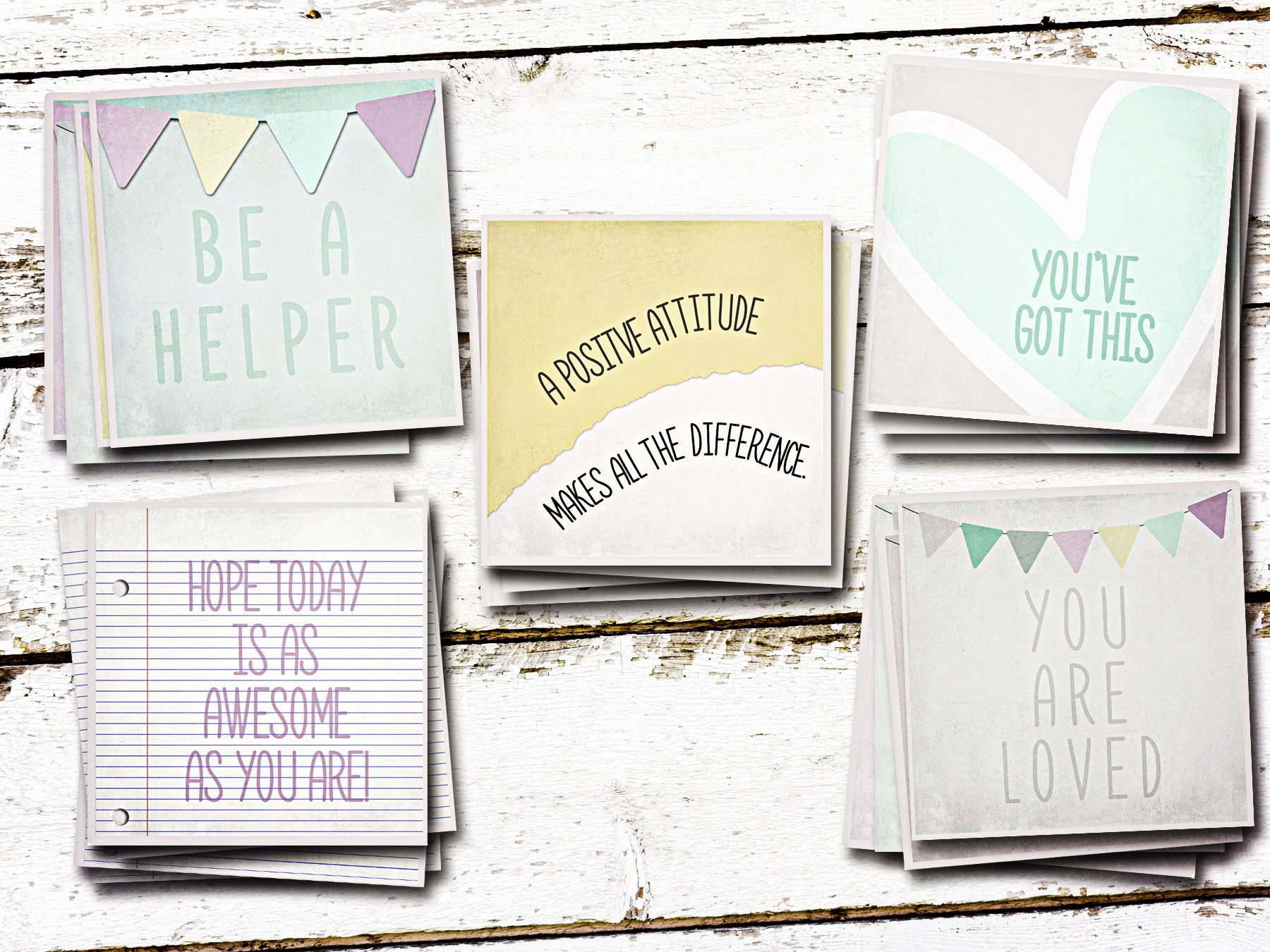 Printable Positive Affirmation Cards Lunchbox Love Notes for - Etsy Canada