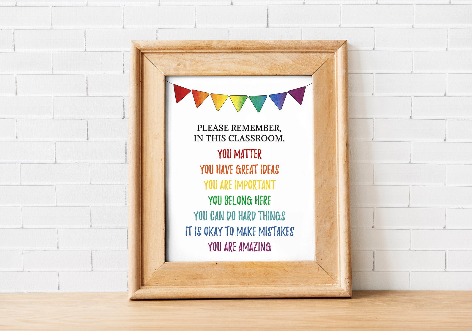 Motivational Classroom Decor Printable Sign for Teachers | Etsy