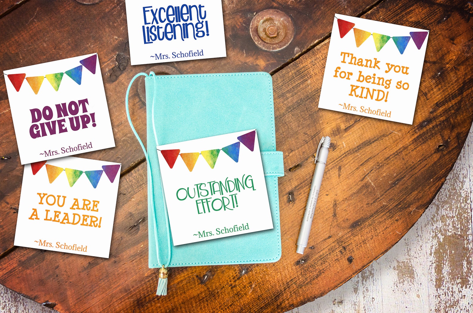 Personalized Teacher Notecards Printable Encouragement Notes - Etsy Canada