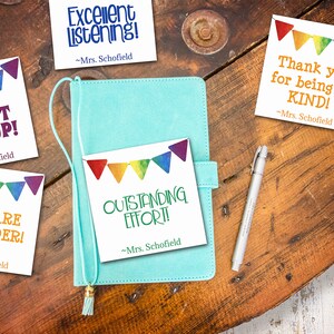 Personalized Teacher Notecards, Printable Encouragement Notes From ...