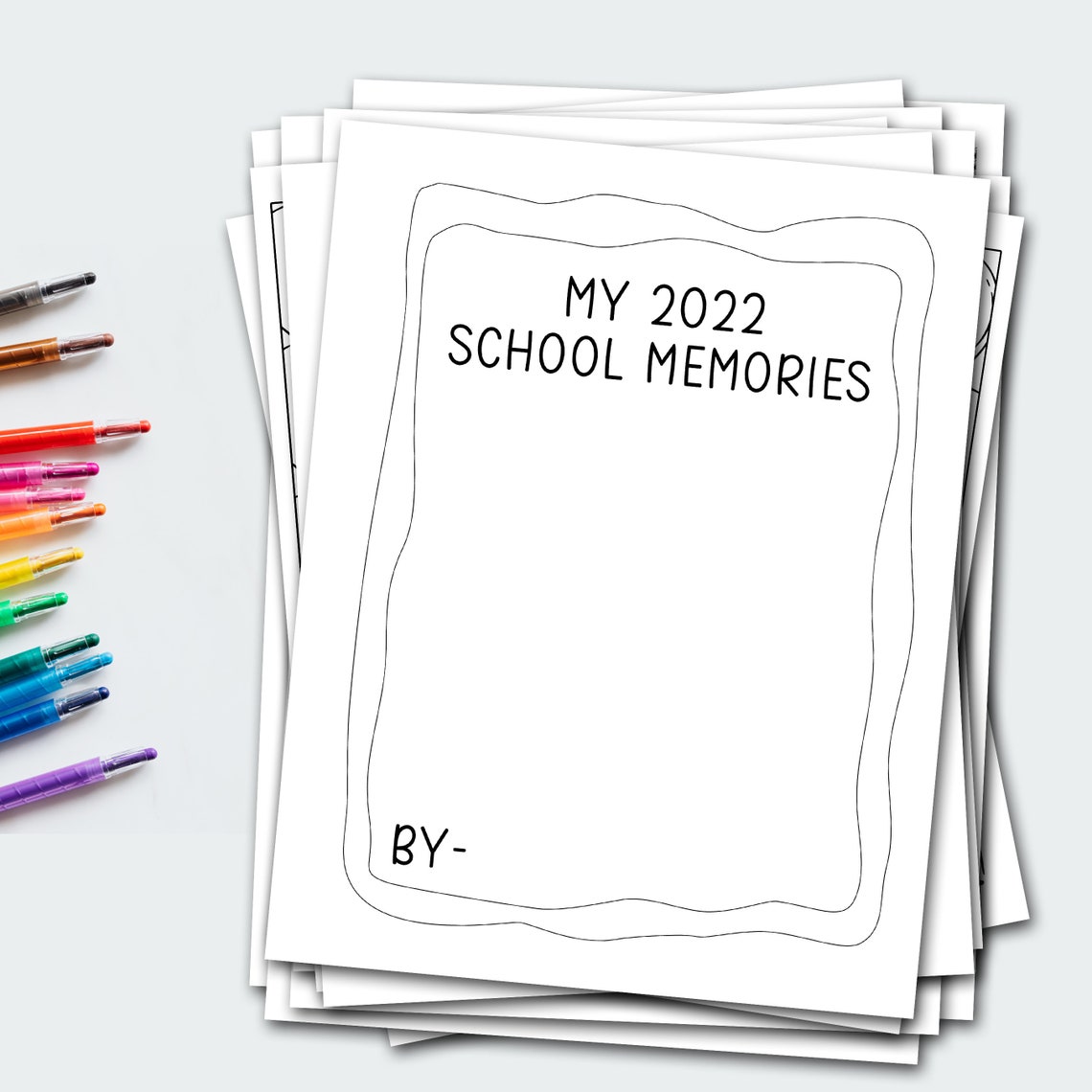 School Memory Album End of Year Scrapbook for Students 2022 - Etsy