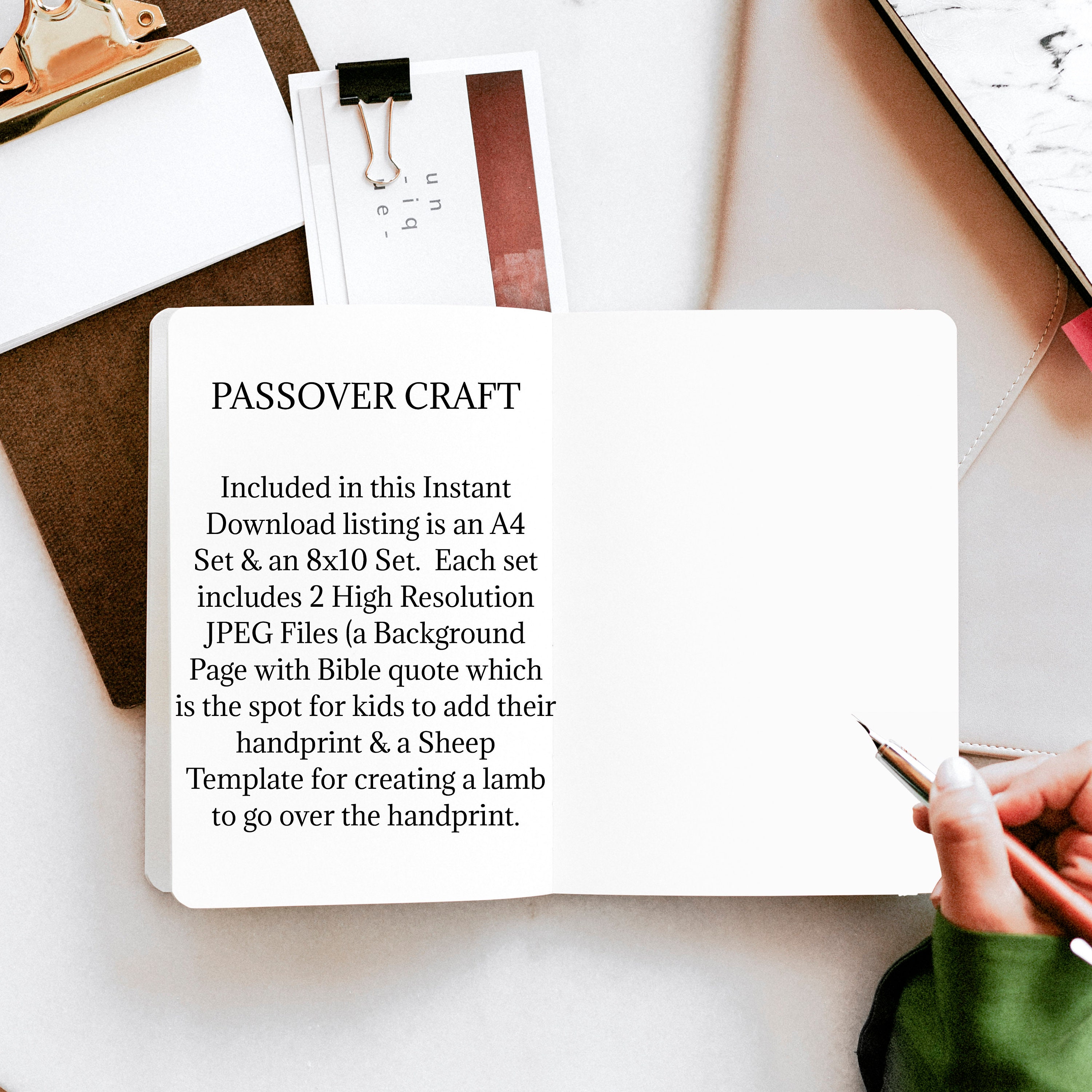 Easter Handprint Craft Printable Lamb of God Passover Card - Etsy Canada