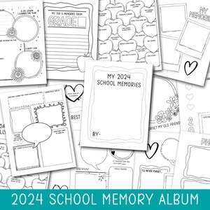 School Memory Album, End of Year Scrapbook for Students, 2025 Class ...