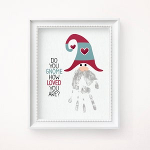 Printable Handprint Craft for Kids, Valentines Day Gift for Grandma ...