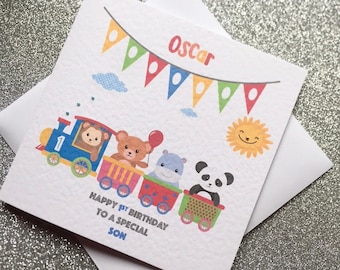 Train Brother Birthday Card - Etsy UK
