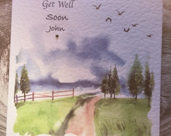 Male Get Well Card - Etsy UK