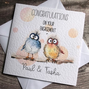 Engagement Card / Congratulations on Your Engagement Handmade and ...