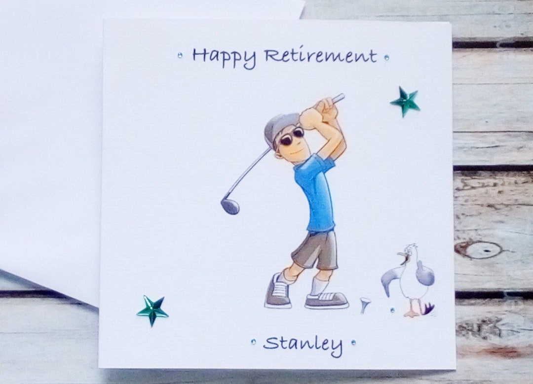 Happy Retirement Handmade Card/ Dad / Cousin / Colleague/ Friend ...